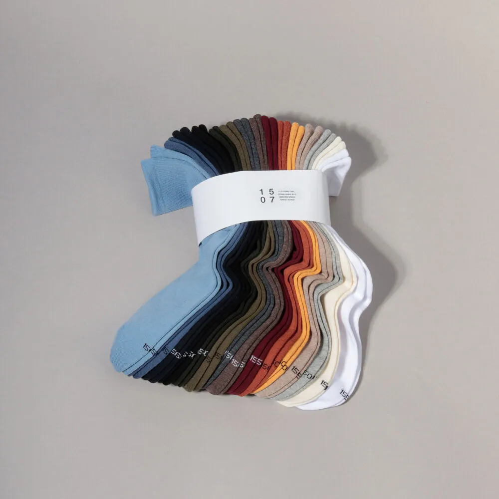 [15PACK] 1507 유니섹스 컬러 트라우져 하프 삭스 - 감도 깊은 취향 셀렉트샵 29CM