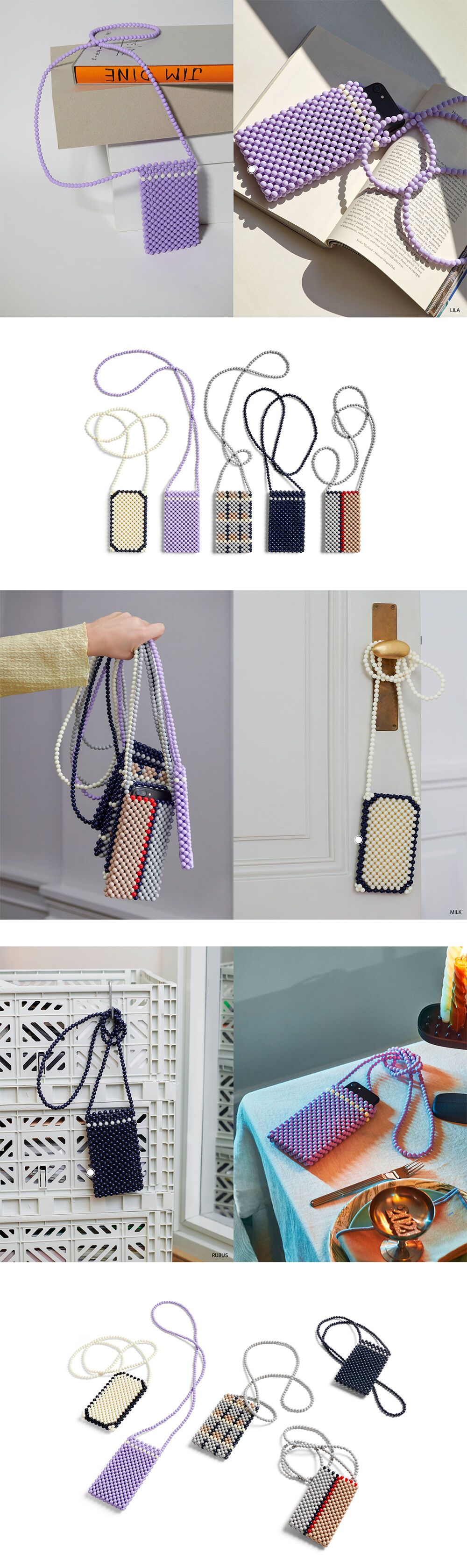 [HAY] Perla Phone Holder 펄라 폰 홀더 릴라 (540903) - 감도 깊은 취향 셀렉트샵 29CM
