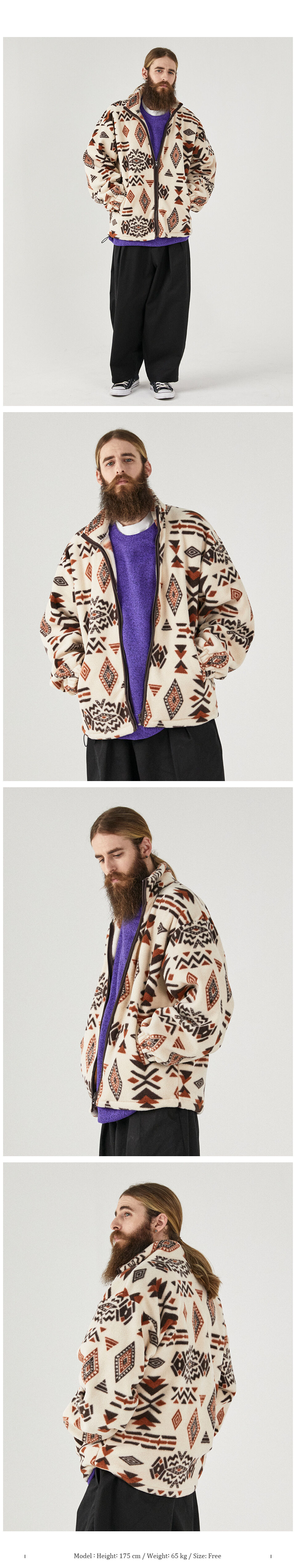 CB FLEECE ZIP-UP JACKET (IVORY) - 감도 깊은 취향 셀렉트샵 29CM