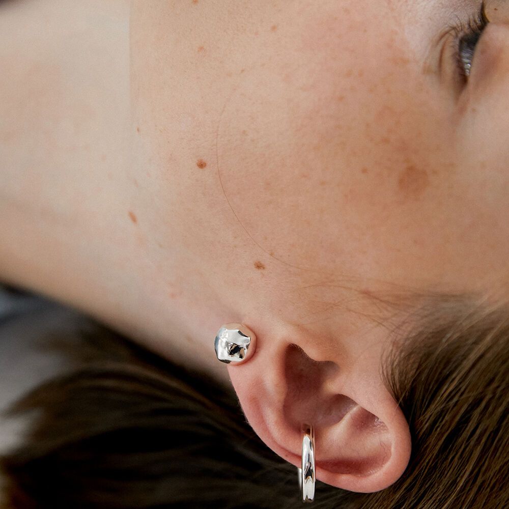 bumpy mini earring - silver - 감도 깊은 취향 셀렉트샵 29CM
