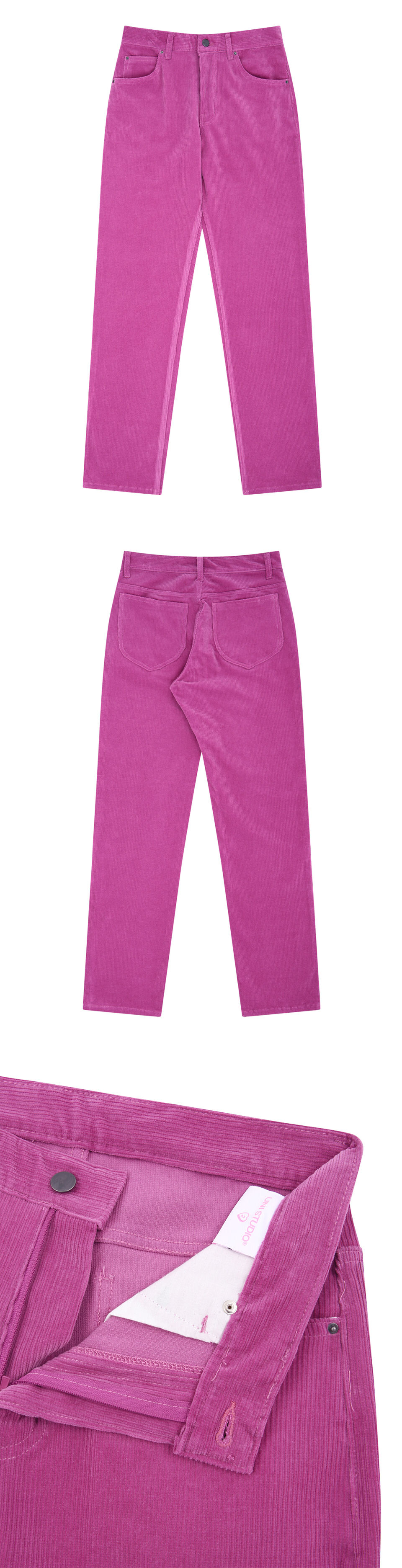 UNI CORDUROY PANTS (DEEP PINK) - 감도 깊은 취향 셀렉트샵 29CM