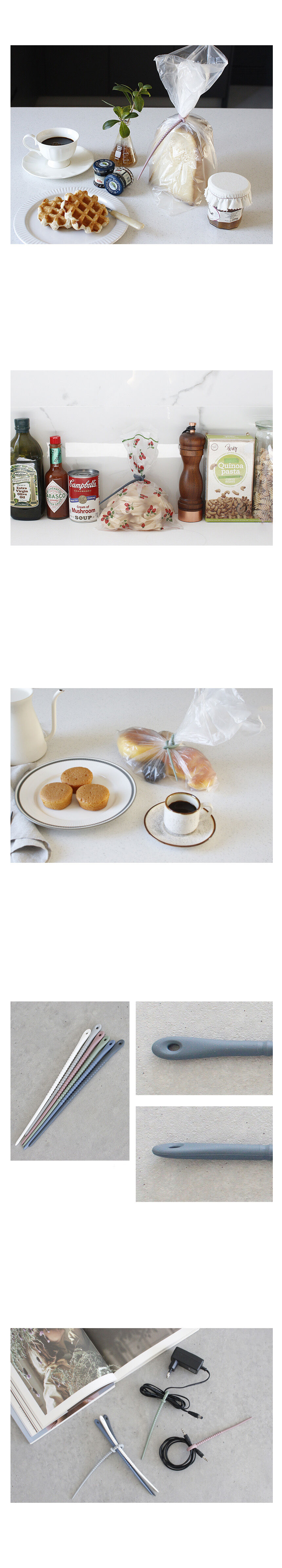 국산 파스텔 실리콘 타이 6p세트 - 감도 깊은 취향 셀렉트샵 29CM