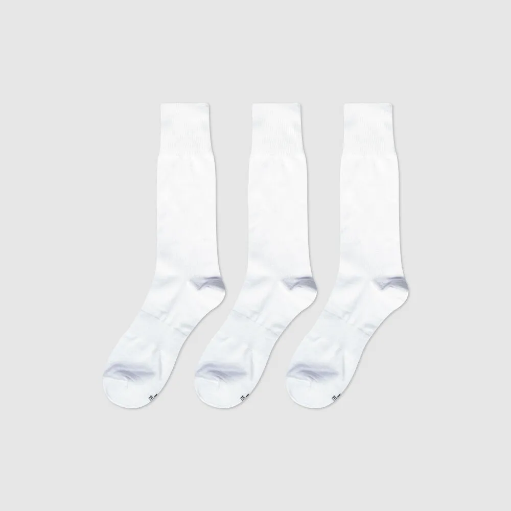 [3PACK] 1507 베이직 하이 수피마 코튼 삭스 - 스노우 화이트 - 감도 깊은 취향 셀렉트샵 29CM