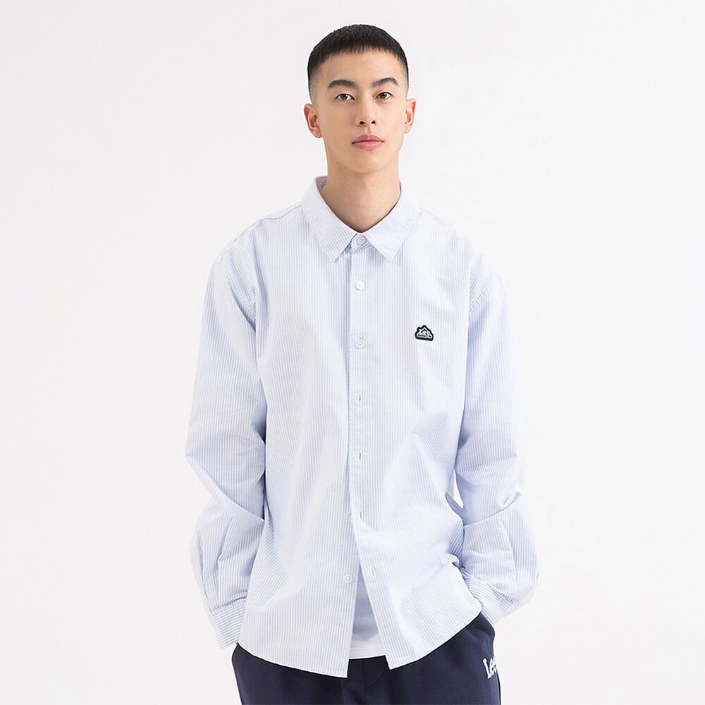 와펜 스몰 하우스로고 옥스포드 셔츠 라이트 블루 - 감도 깊은 취향 셀렉트샵 29CM