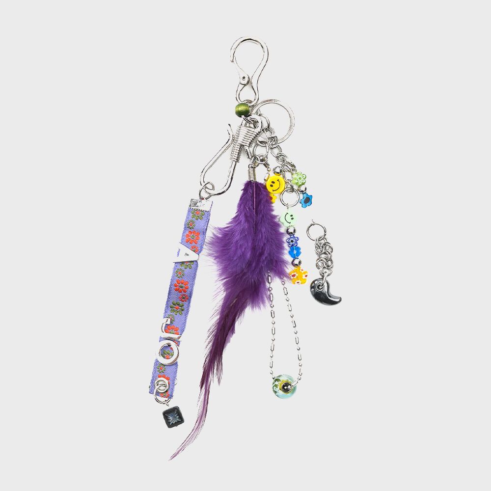 Feather Key Ring [Purple] - 감도 깊은 취향 셀렉트샵 29CM