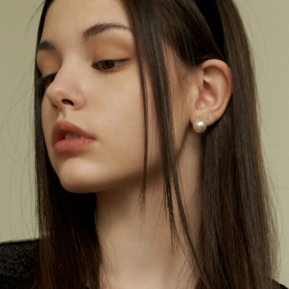 simple swarovski pearl earring (12mm) - 감도 깊은 취향 셀렉트샵 29CM