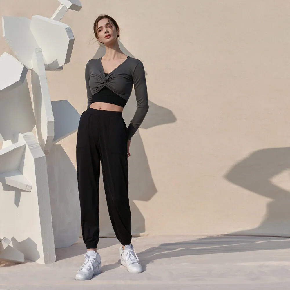 뮤렌 오버핏 조거 레깅스 DEVI-B0052-블랙 - 감도 깊은 취향 셀렉트샵 29CM