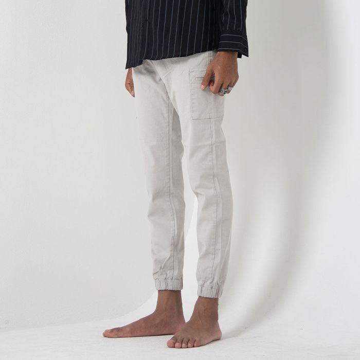 허리밴딩 슬림 카고 조거 면팬츠 - 감도 깊은 취향 셀렉트샵 29CM