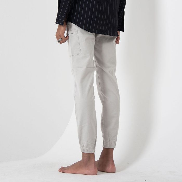 허리밴딩 슬림 카고 조거 면팬츠 - 감도 깊은 취향 셀렉트샵 29CM
