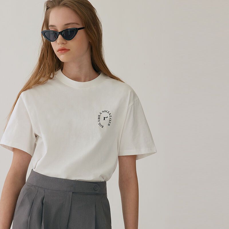 ROLA SMALL LOGO T-SHIRT WHITE - 감도 깊은 취향 셀렉트샵 29CM