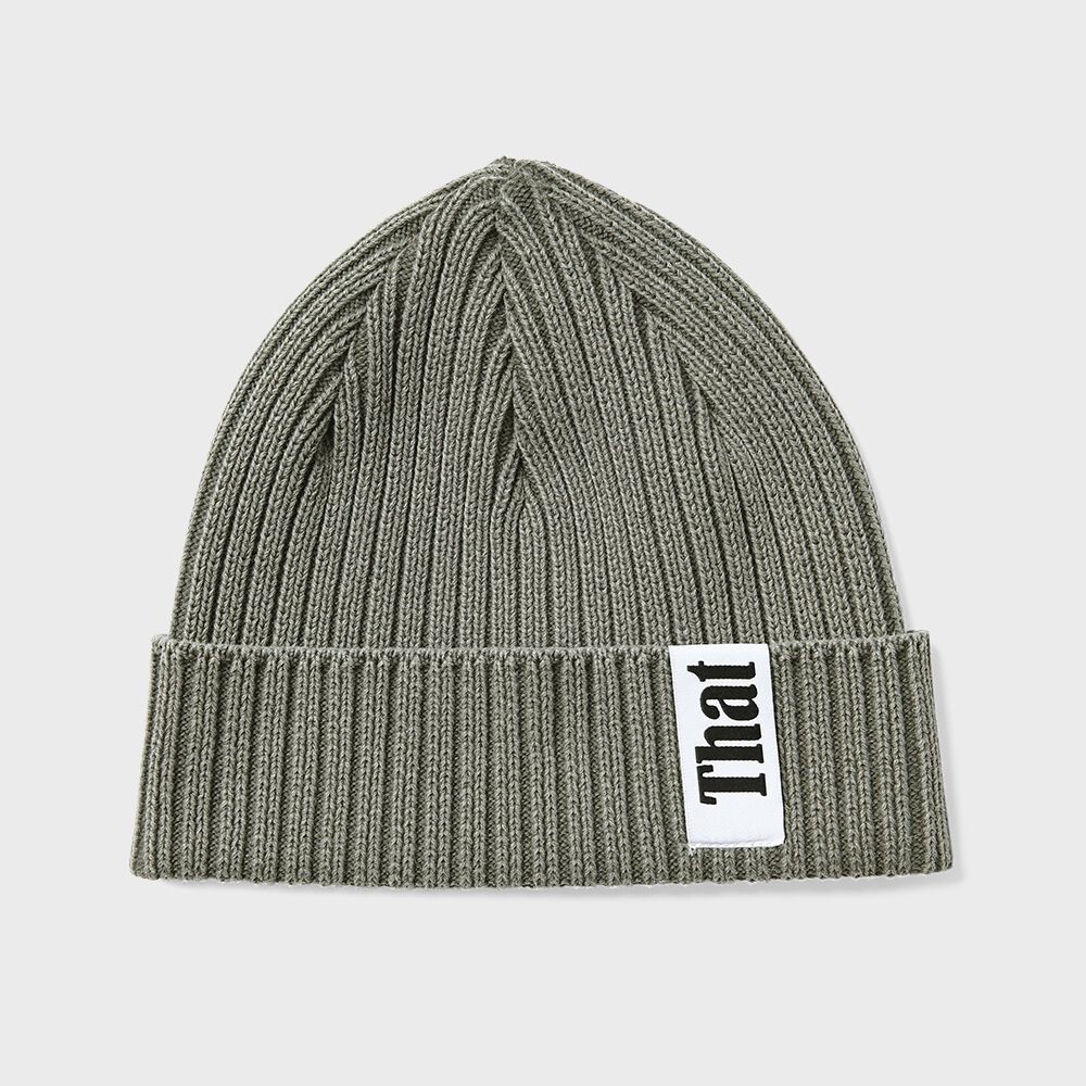 Acid Wash That Beanie Khaki - 감도 깊은 취향 셀렉트샵 29CM