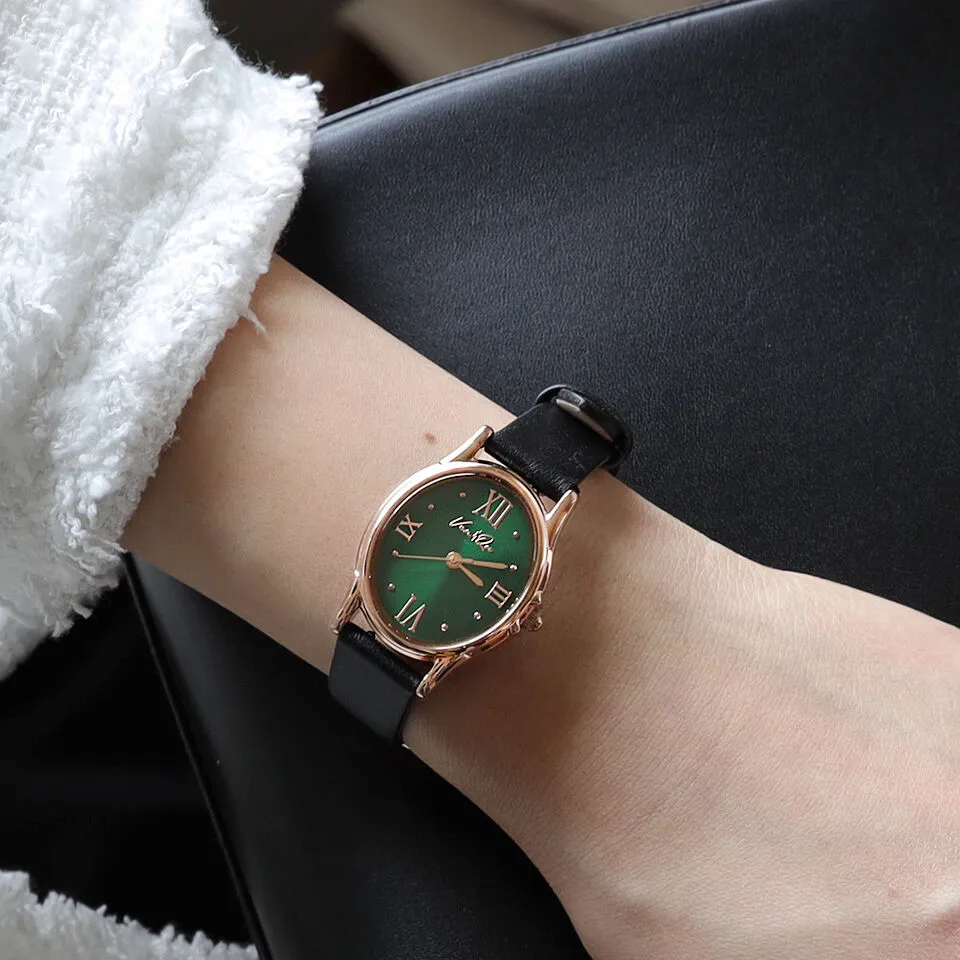 Gem-Rosegold/Emerald (Black leather) - 감도 깊은 취향 셀렉트샵 29CM