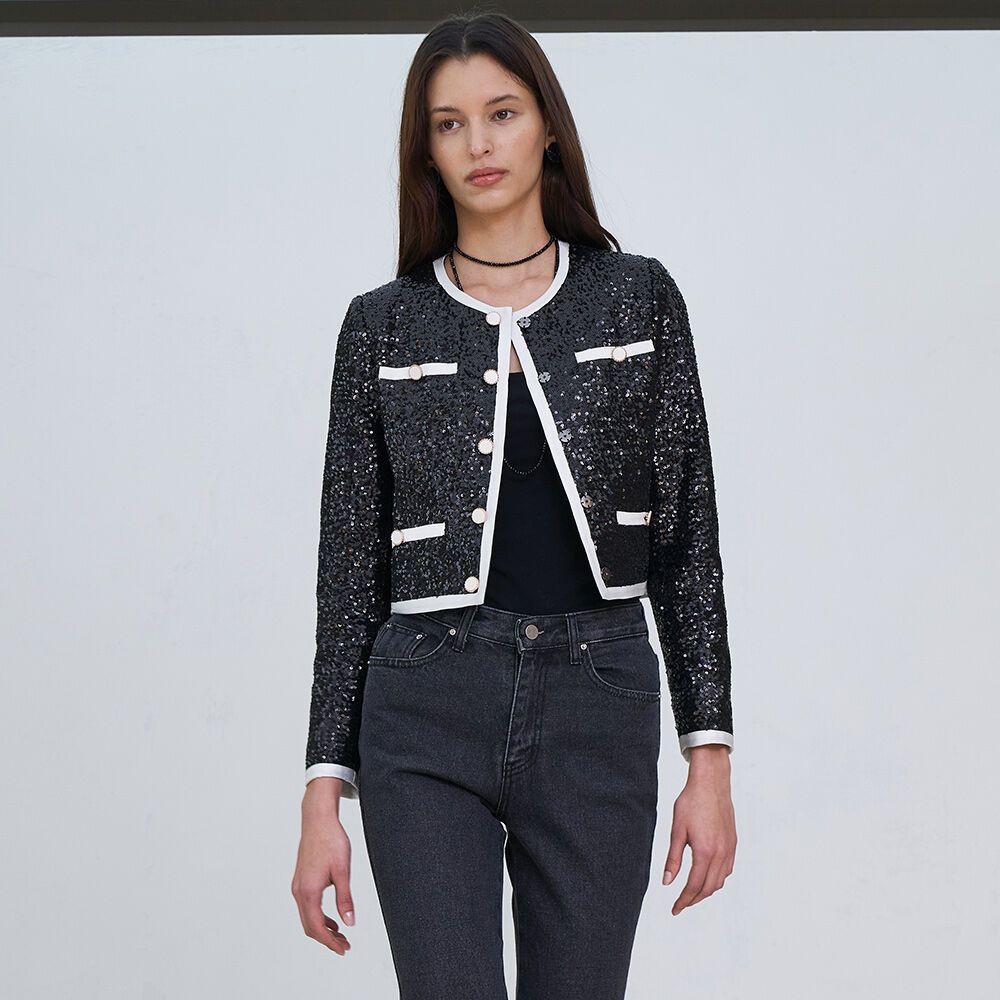 Spangle Trimming Jacket - 감도 깊은 취향 셀렉트샵 29CM