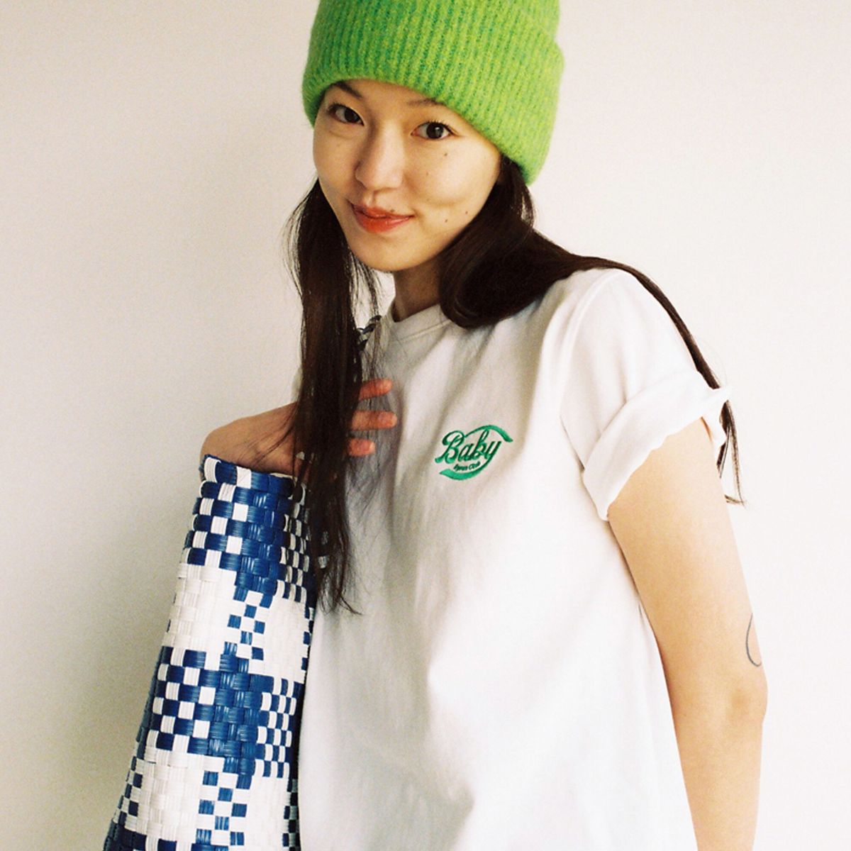 Baby Sports Club Embroidery Tee White 29CM baby-sports-club-embroidery-tee-white-29cm
