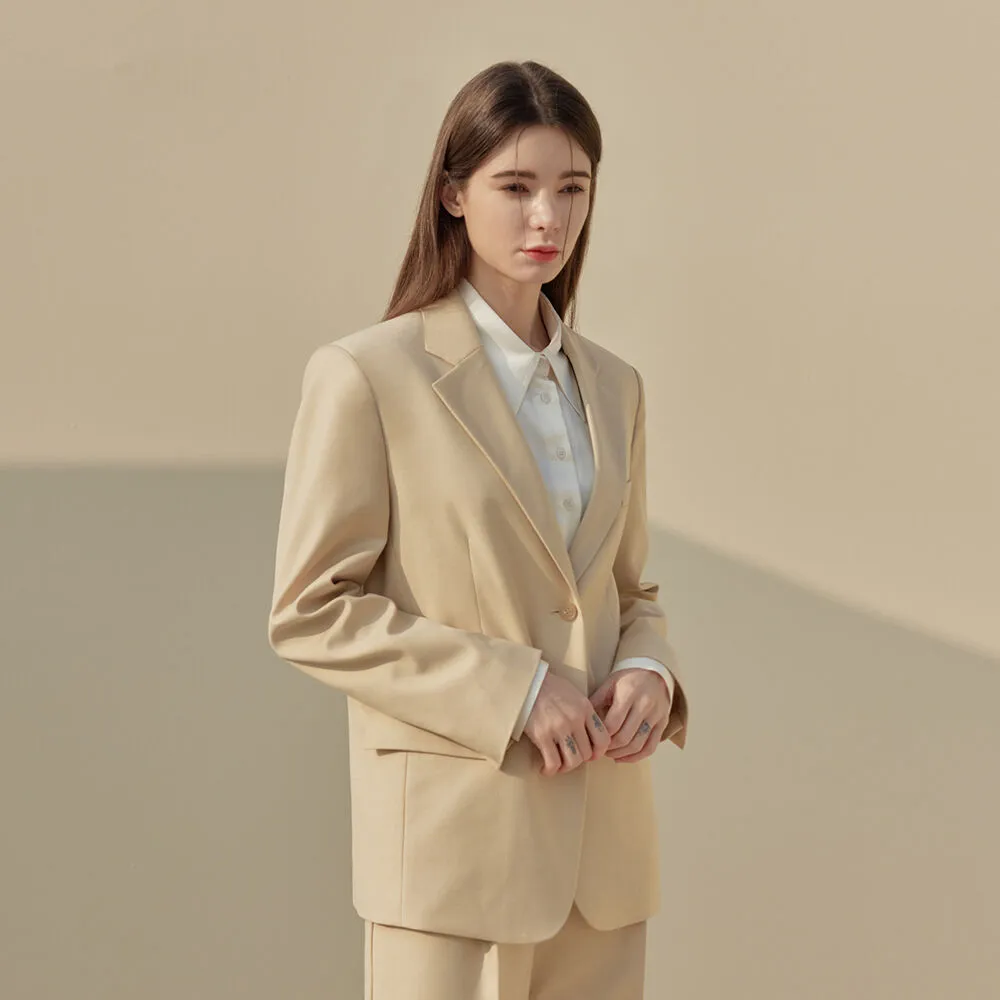 Rene basic blazer_CREAM - 감도 깊은 취향 셀렉트샵 29CM