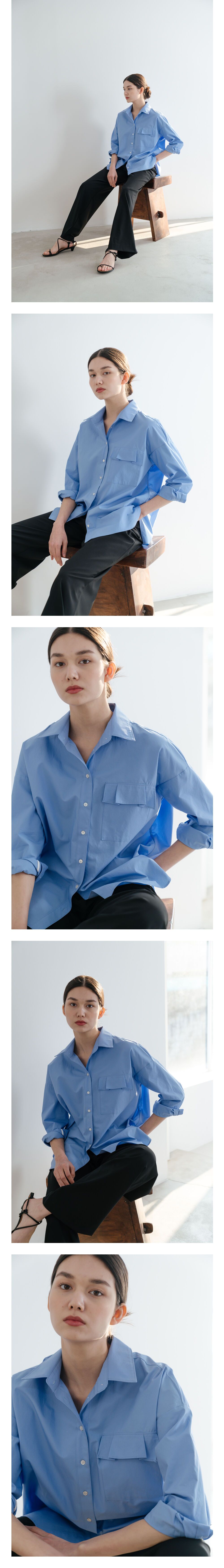 Ocean Blue Signature Shirt - 감도 깊은 취향 셀렉트샵 29CM