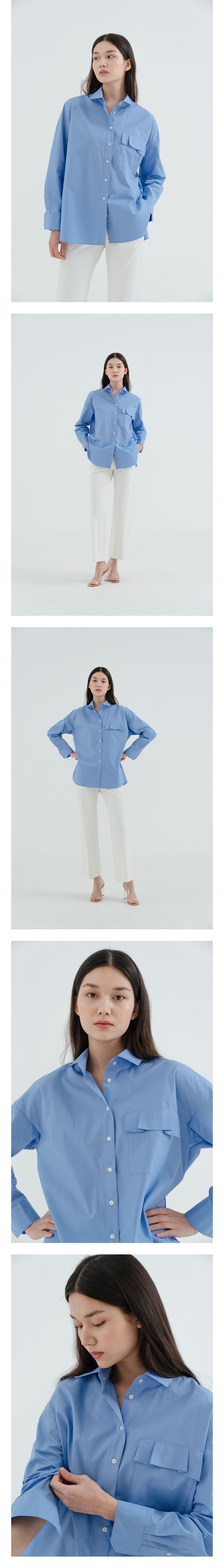 Ocean Blue Signature Shirt - 감도 깊은 취향 셀렉트샵 29CM