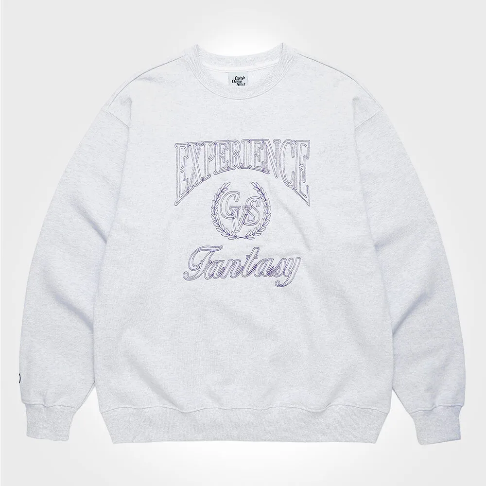UNIVERSITY EMB SWEATSHIRT LIGHT GREY (CV2CSUM461A) - 감도 깊은 취향 셀렉트샵 29CM
