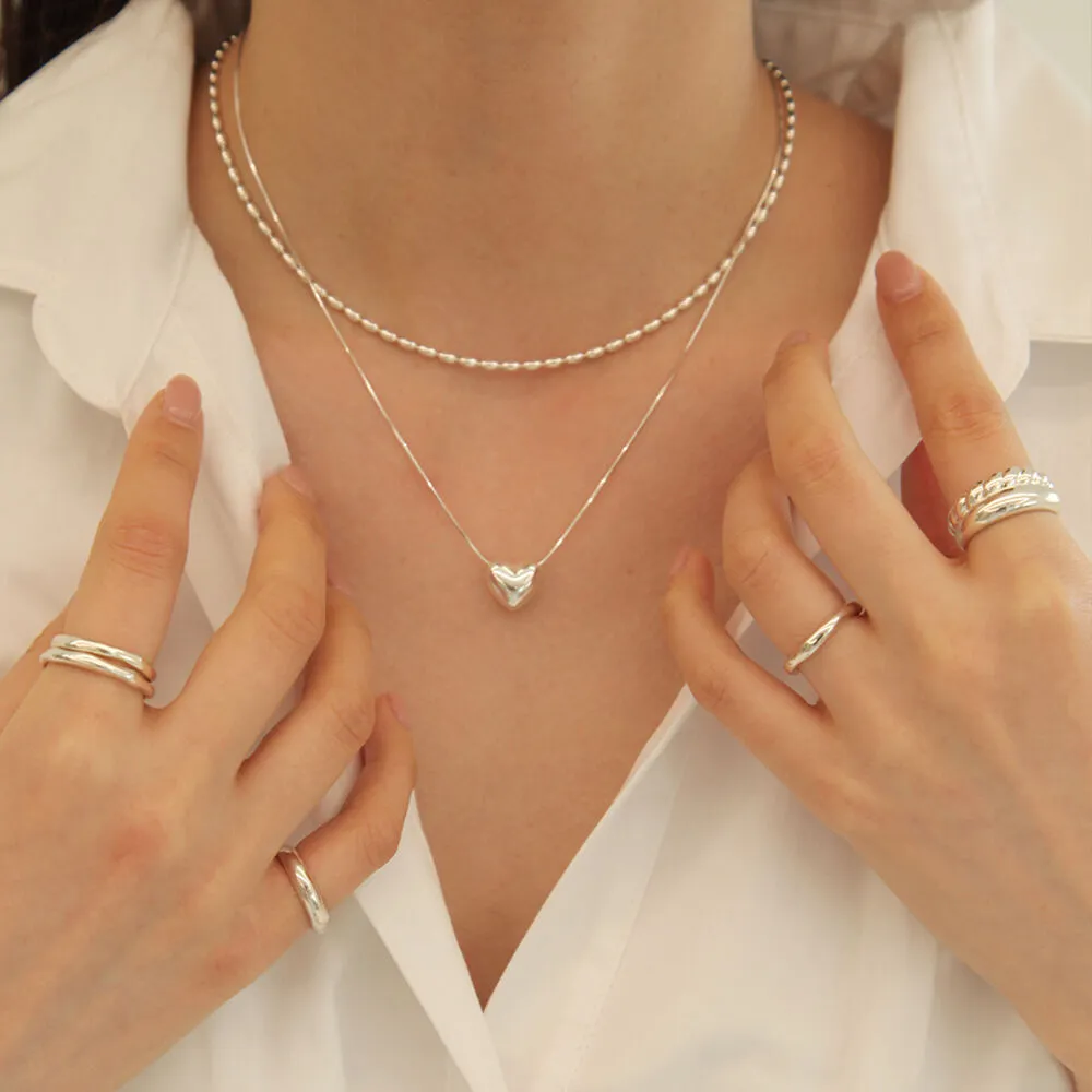 [2022] Volume heart N-silver - 감도 깊은 취향 셀렉트샵 29CM