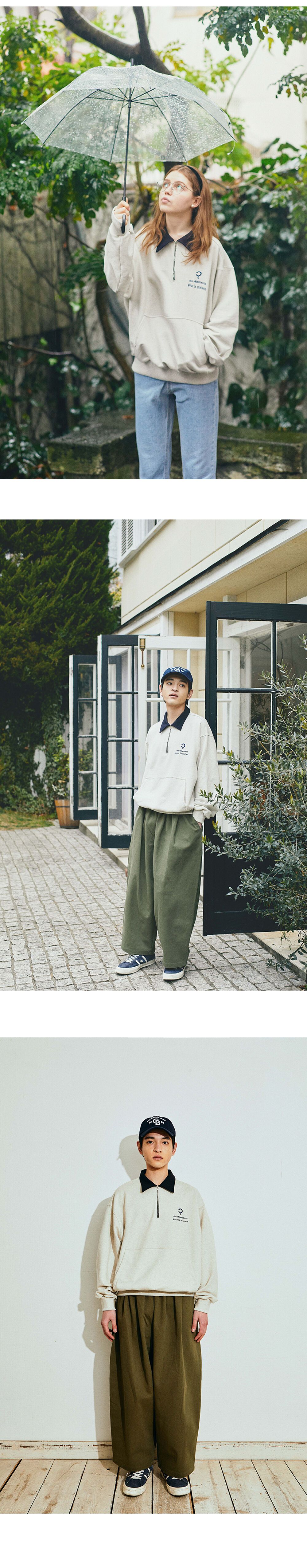 EASY SWEAT ZIP(OATMEAL) - 감도 깊은 취향 셀렉트샵 29CM