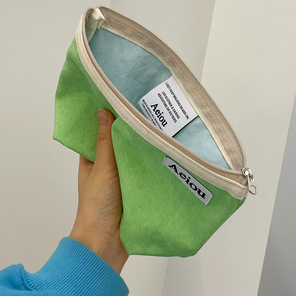 Aeiou Basic Pouch (L size) Green Apple Sherbet - 감도 깊은 취향 셀렉트샵 29CM