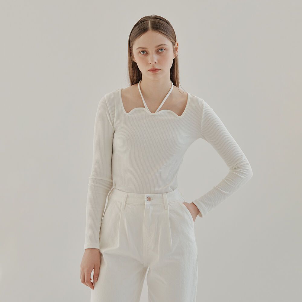 CROME STRING T-SHIRT_WHITE - 감도 깊은 취향 셀렉트샵 29CM