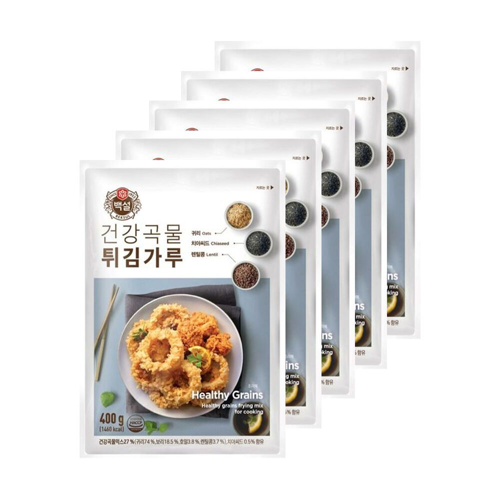 [CJ제일제당] 백설 건강곡물 튀김가루 400g x 5개 - 감도 깊은 취향 셀렉트샵 29CM
