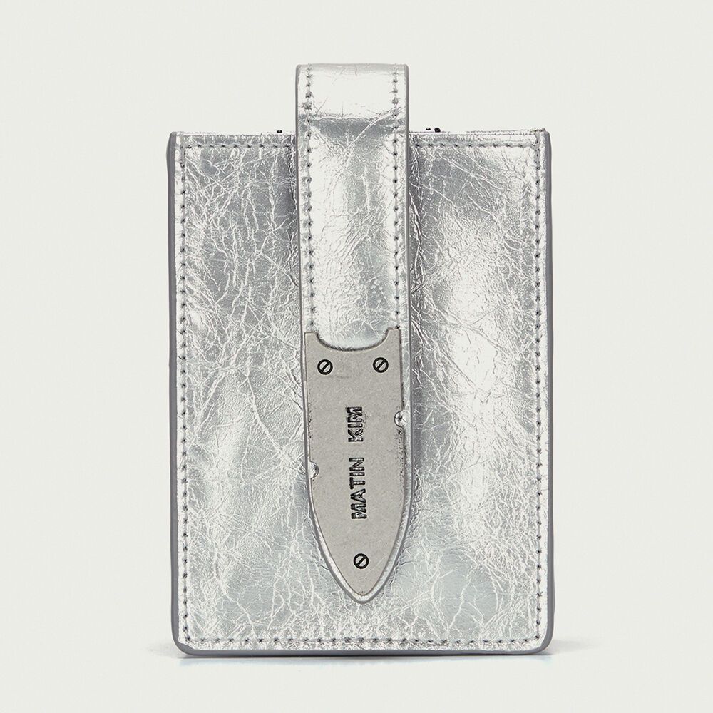 ACCORDION NECKLACE WALLET IN SILVER - 감도 깊은 취향 셀렉트샵 29CM