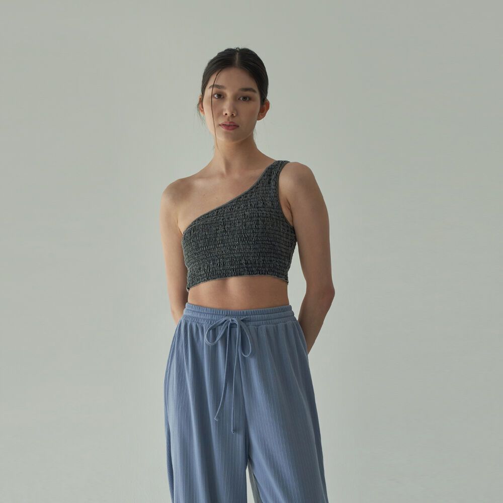 OZTS1064 스모킹 원숄더 브라탑 - 차콜 - 감도 깊은 취향 셀렉트샵 29CM