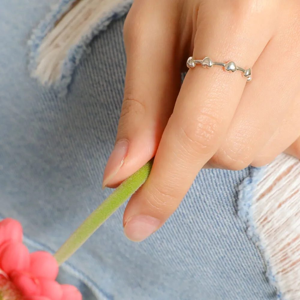 [SILVER] S HEART DOT RIONG (2 COLORS) - 감도 깊은 취향 셀렉트샵 29CM