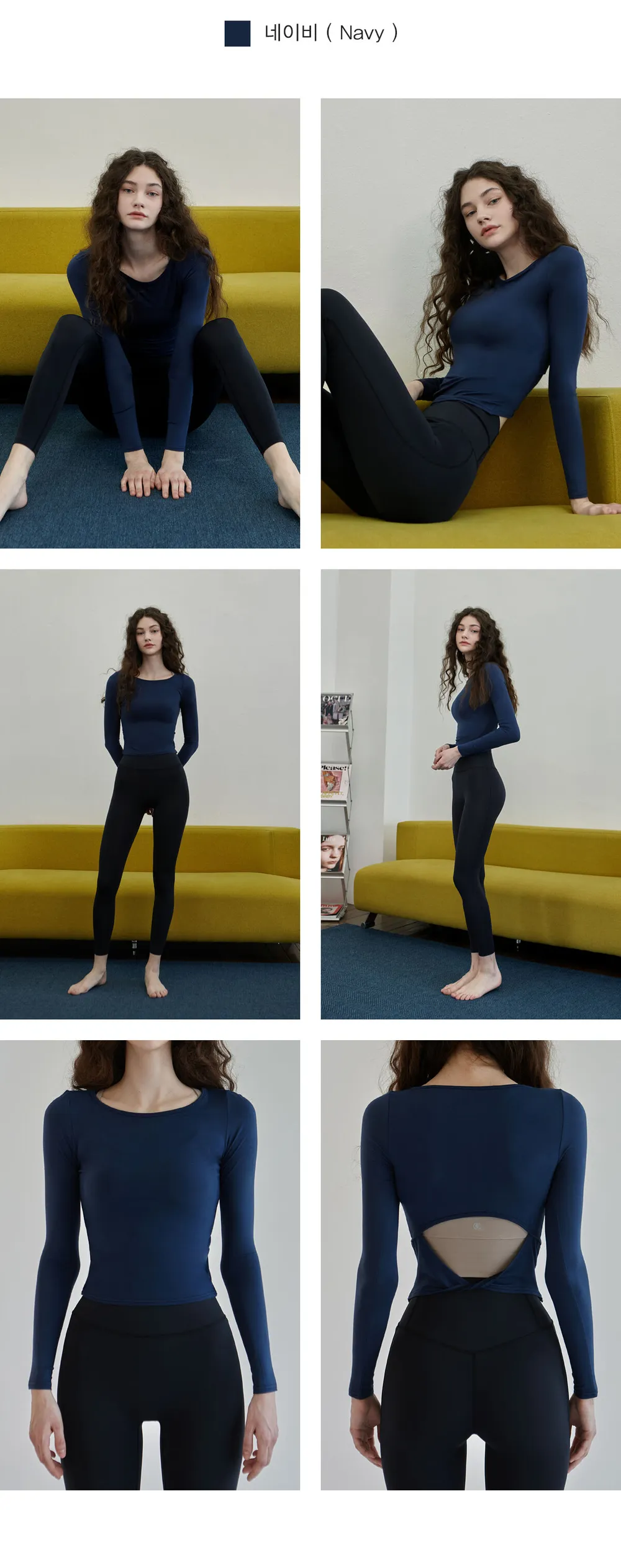 롤리 스핀백 롱슬리브 DEVI-T0082-블랙 - 감도 깊은 취향 셀렉트샵 29CM