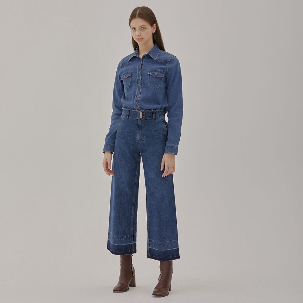 DENIM BASIC WESTERN SHIRT BLUE - 감도 깊은 취향 셀렉트샵 29CM