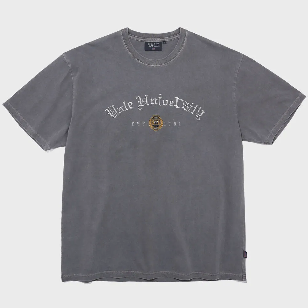 YALE PREPPY LOGO TEE PG CHARCOAL - 감도 깊은 취향 셀렉트샵 29CM
