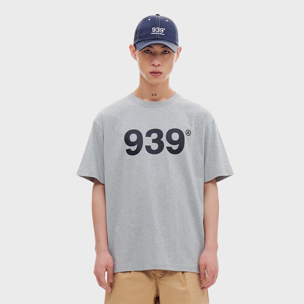 [아카이브볼드] 939 LOGO T-SHIRTS (GRAY) - 감도 깊은 취향 셀렉트샵 29CM