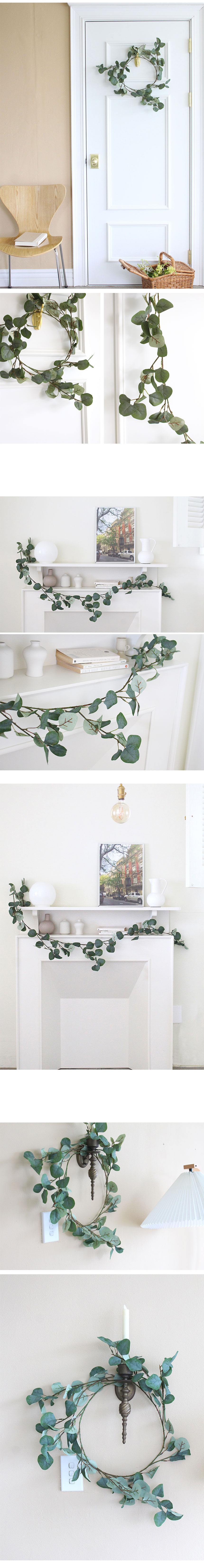 유칼립투스 넝쿨 가랜드 조화 (2type) - 감도 깊은 취향 셀렉트샵 29CM