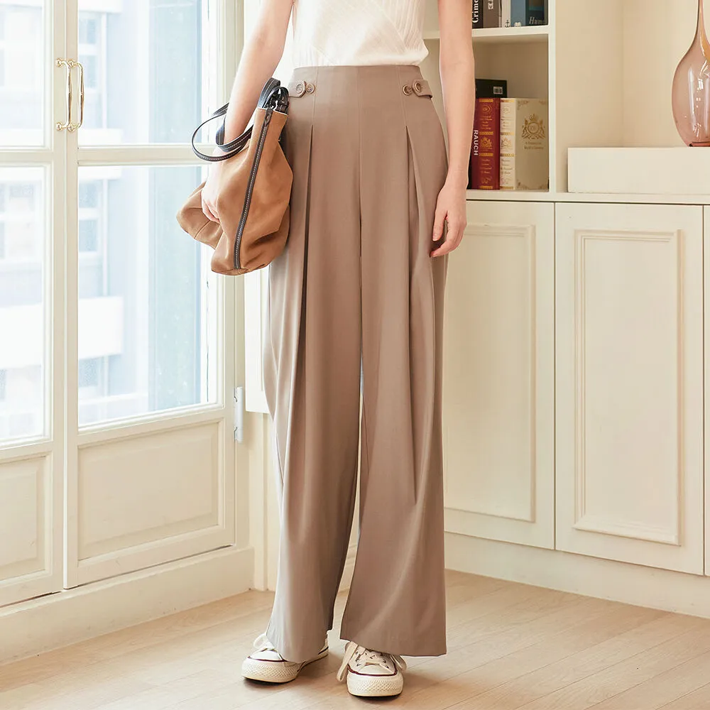 [LINE] Button Inverted Wide Slacks (3colors) - 감도 깊은 취향 셀렉트샵 29CM