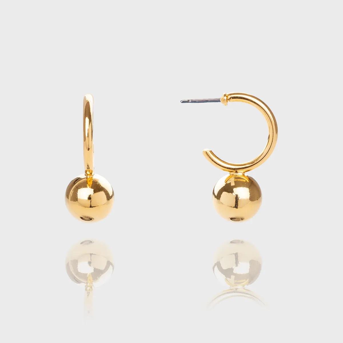 18K mini C ring earring G [18K볼 미니 C링 귀걸이] - 감도 깊은 취향 셀렉트샵 29CM