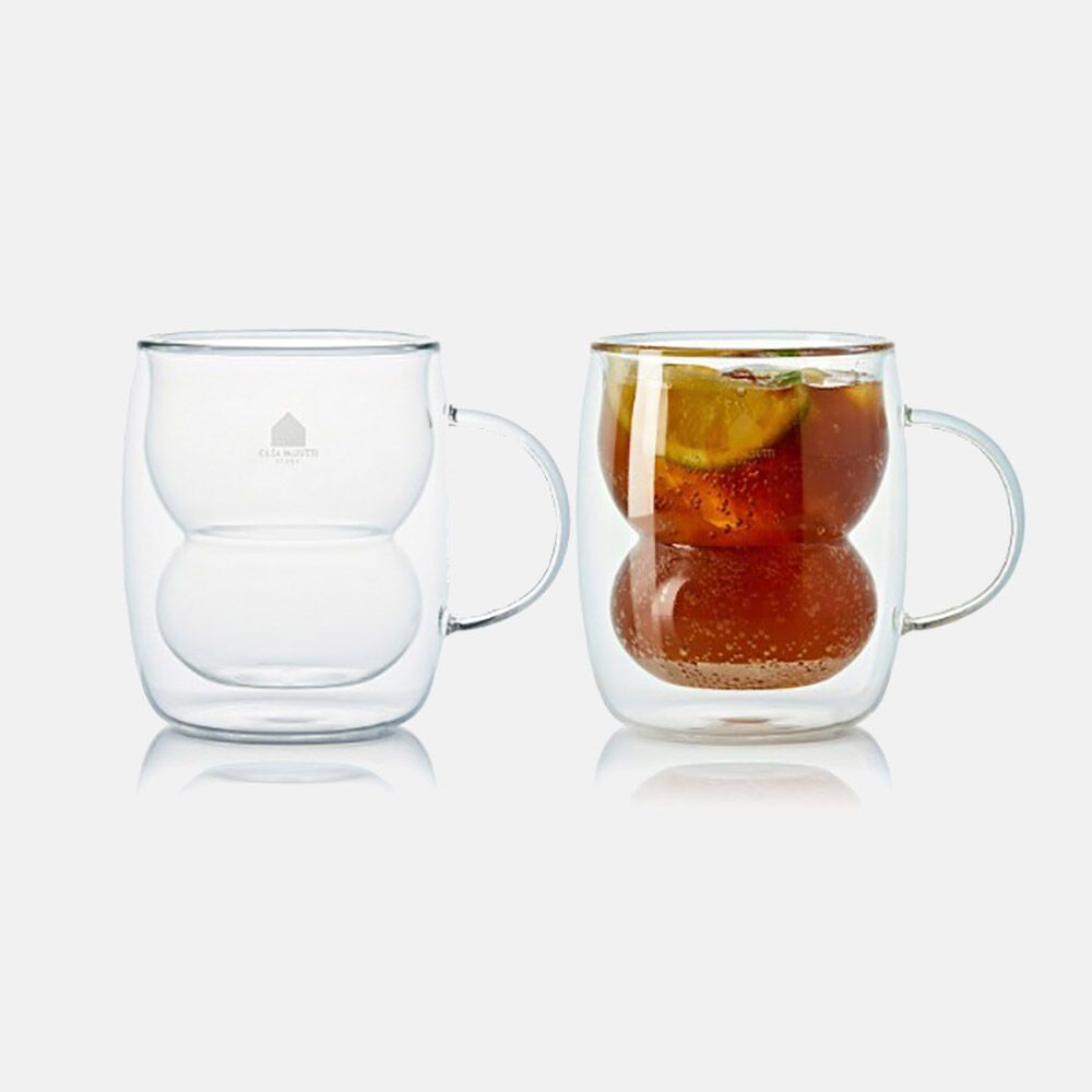 [까사무띠]이중유리 더블월 비키니 300ml 2P - 감도 깊은 취향 셀렉트샵 29CM