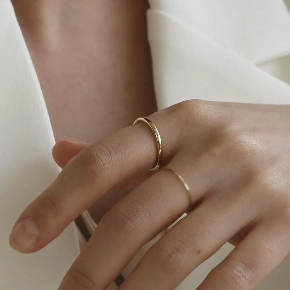 14k basic bold ring - 감도 깊은 취향 셀렉트샵 29CM