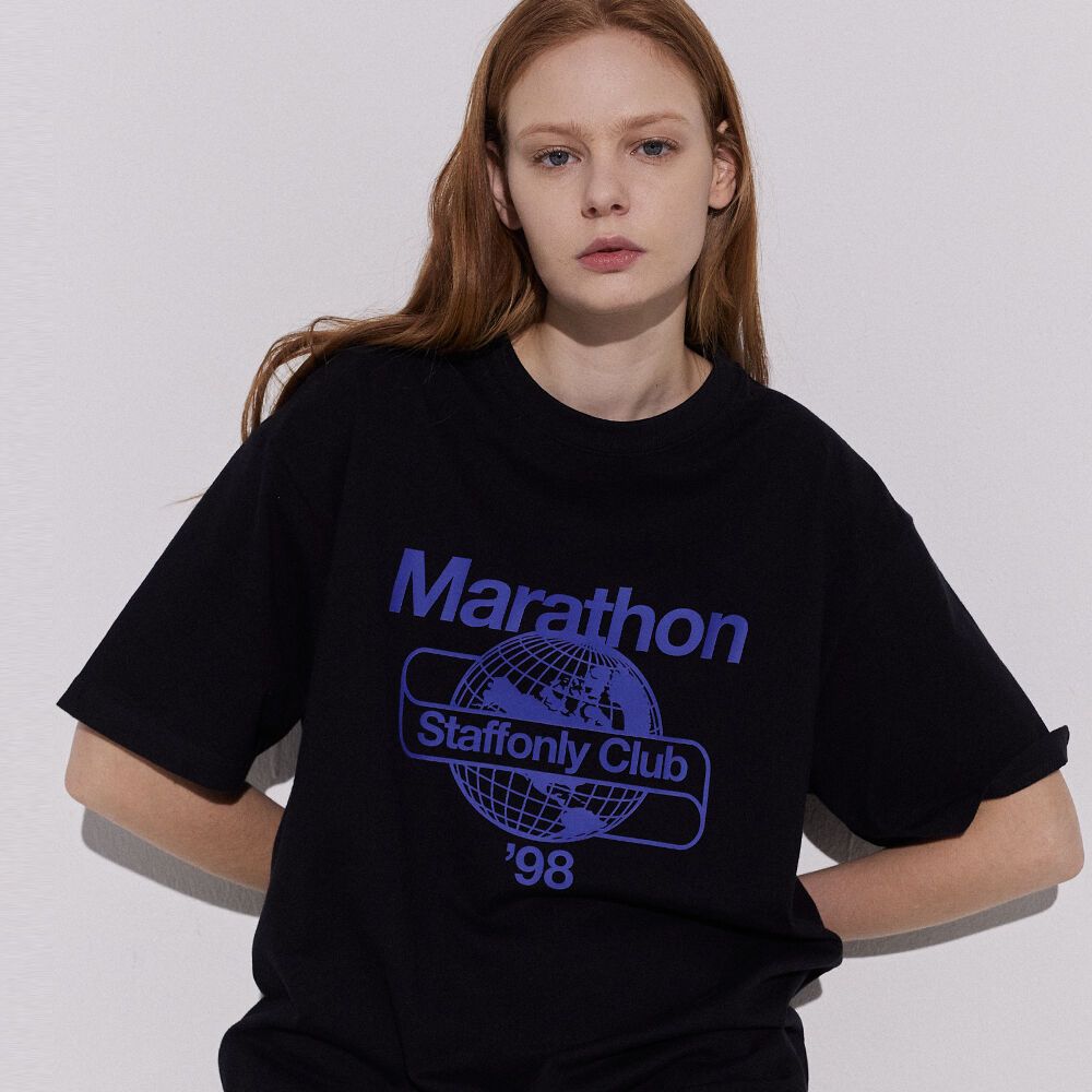 MARATHON TEE (BLACK) - 감도 깊은 취향 셀렉트샵 29CM