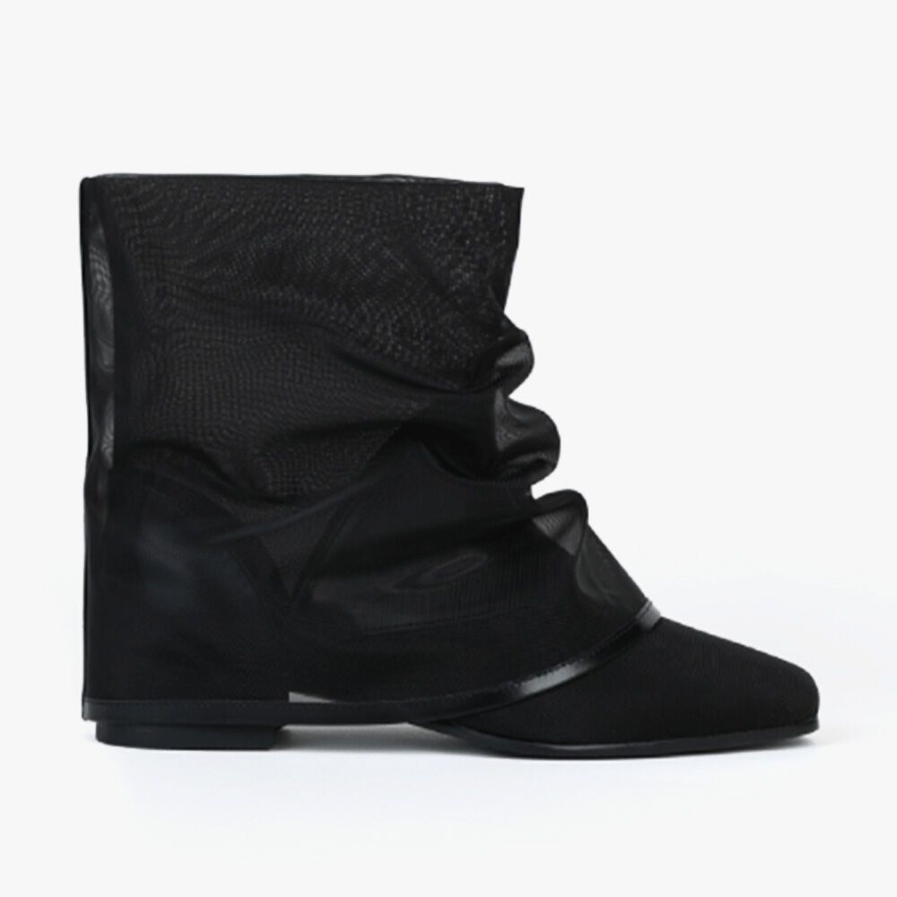Mesh Wrinkle Boots - 감도 깊은 취향 셀렉트샵 29CM