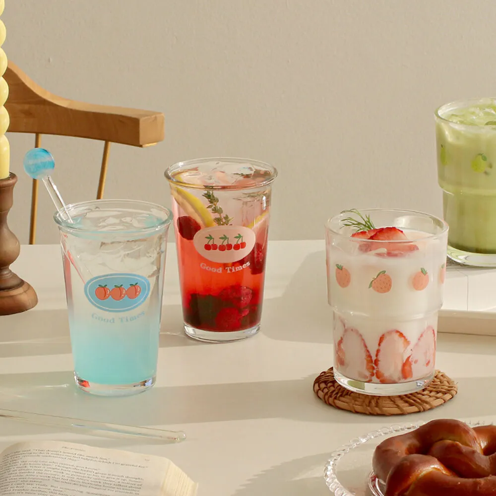 후르츠 패턴 유리컵 4type - 감도 깊은 취향 셀렉트샵 29CM