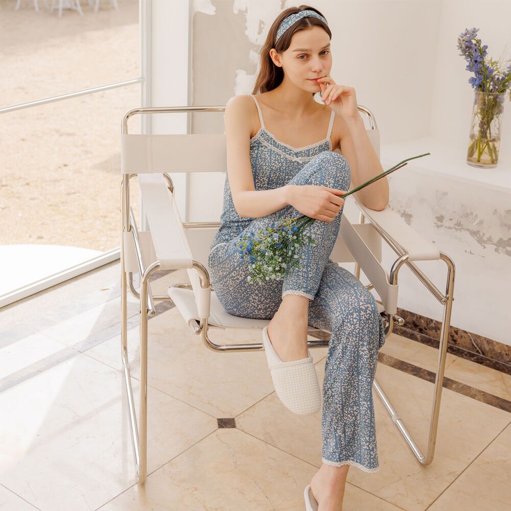 아이비 뱀부 롱팬츠 - Blue - 감도 깊은 취향 셀렉트샵 29CM