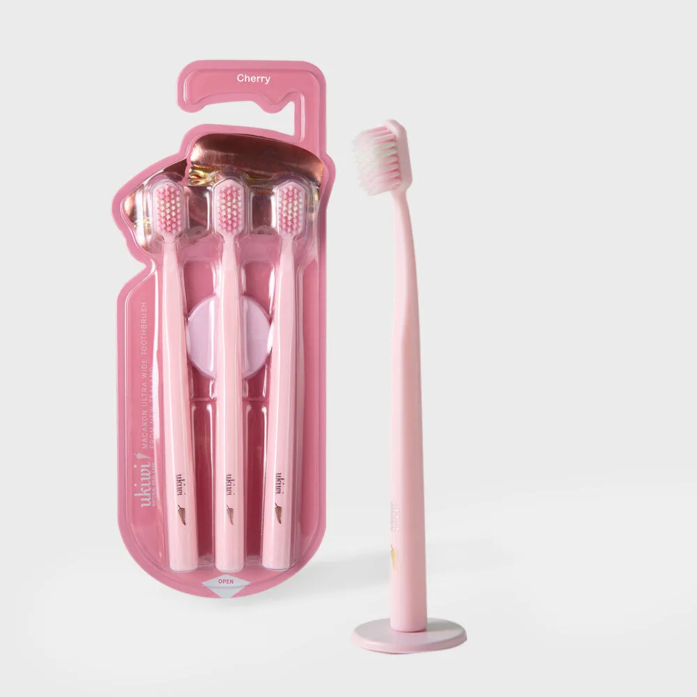 마카롱 마그네틱 항균 칫솔 3pcs 리필세트 핑크 - 감도 깊은 취향 셀렉트샵 29CM