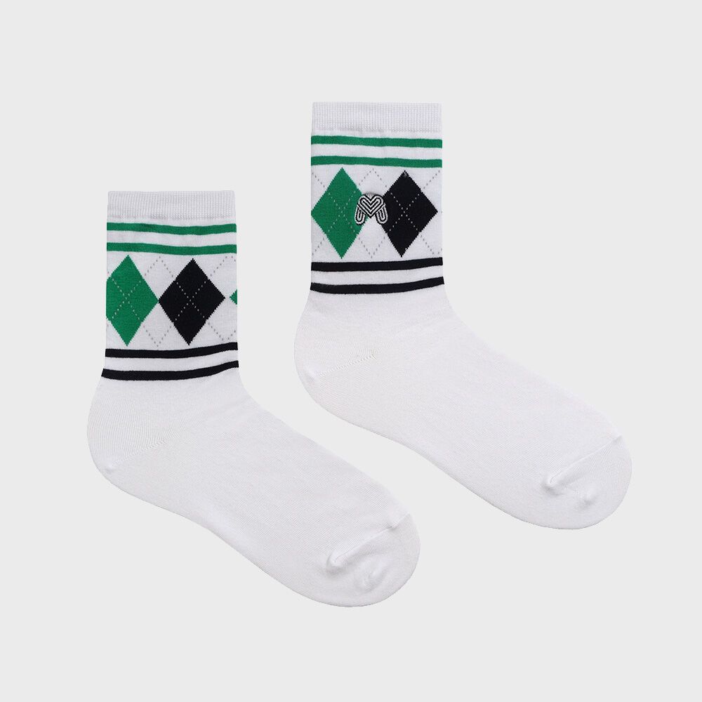 Argyle Point Socks_Green - 감도 깊은 취향 셀렉트샵 29CM