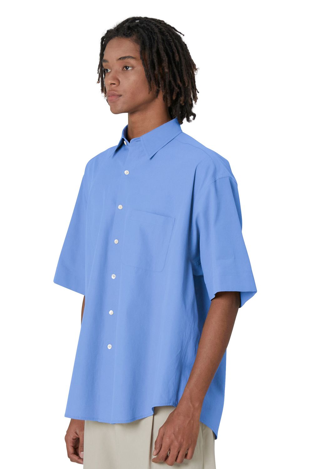 HALF SHIRT(SAX BLUE) - 감도 깊은 취향 셀렉트샵 29CM