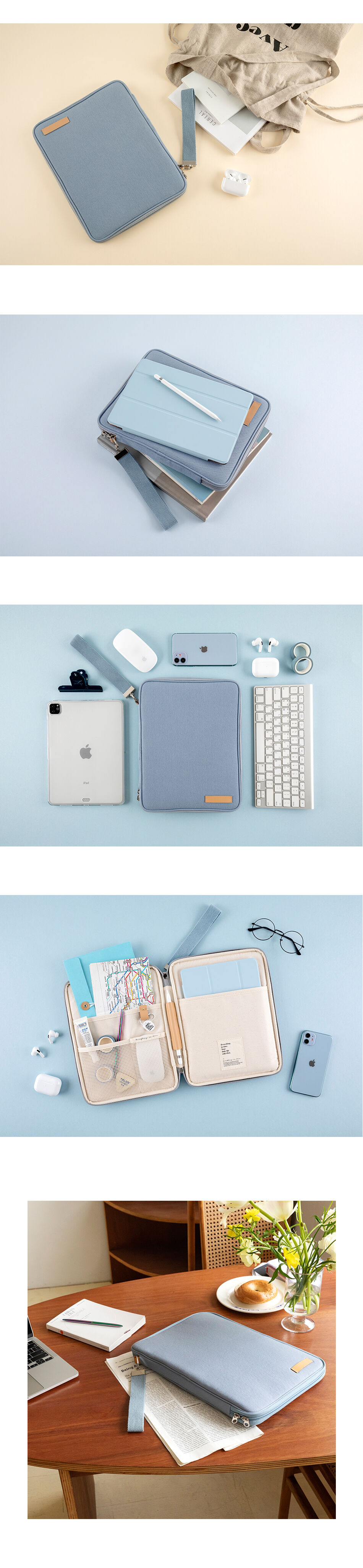 [OLA] Basic Leather iPAD Pouch 11/13inch - 감도 깊은 취향 셀렉트샵 29CM