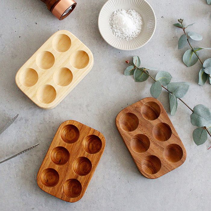 우드 에그홀더 계란판 트레이 6구 (3type) - 감도 깊은 취향 셀렉트샵 29CM