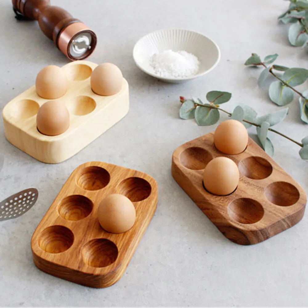우드 에그홀더 계란판 트레이 6구 (3type) - 감도 깊은 취향 셀렉트샵 29CM