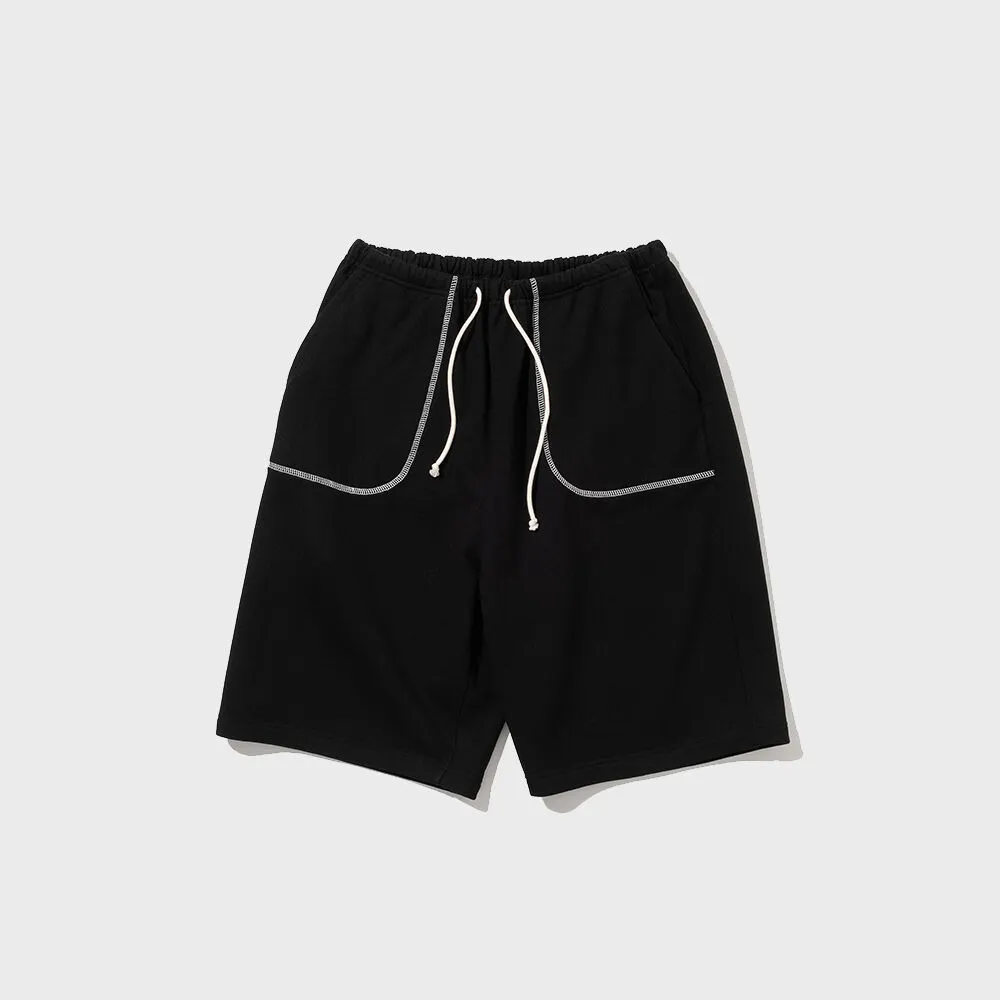 22ss basic sweat half pants black - 감도 깊은 취향 셀렉트샵 29CM